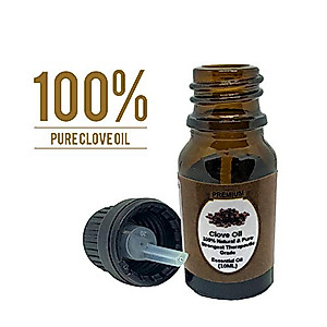 Clove Essential Oil | 10ml | Use with Diffuser | Aromatherapy | 100% Pure, Natural, Premium Grade | Massage | Relaxation |