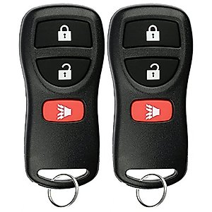 KeylessOption Keyless Entry Remote Control Car Key Fob Replacement for KBRASTU15, CWTWB1U733 (Pack of 2)