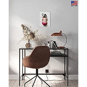 SIGNLEADER Canvas Prints with Your Photos, Personalized Canvas Wall Art, Custom Portrait Photo on Canvas - 8x10 inches