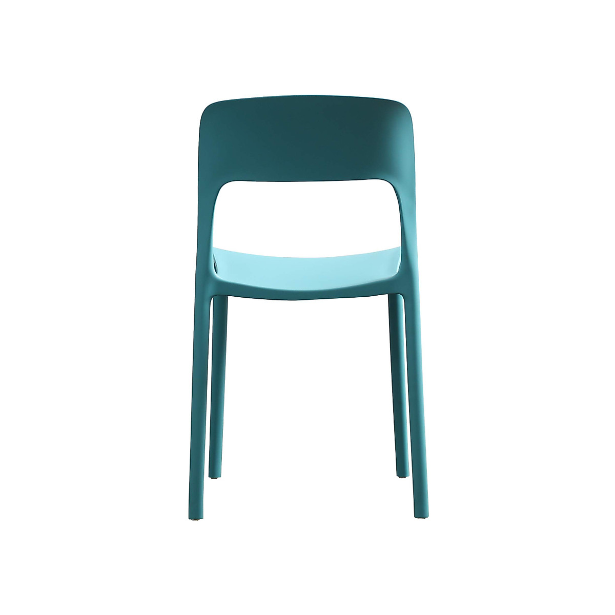 Christopher Knight Home Dean Outdoor Plastic Chairs (Set of 4), Teal
