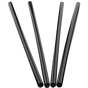 Cell-O-Core BS510L Unwrapped Jumbo Straw, 7-3/4" Length, Black (10 Packs of 250)