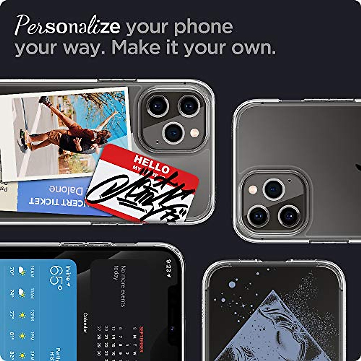 Spigen Ultra Hybrid [Anti-Yellowing PC Back] Designed for iPhone 12 Pro Max Case (2020) - Crystal Clear