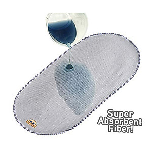 BlueSnail Waterproof Changing Pad Liners 3 Count (14"X26.5", Gray) Bassinet Pad Liner