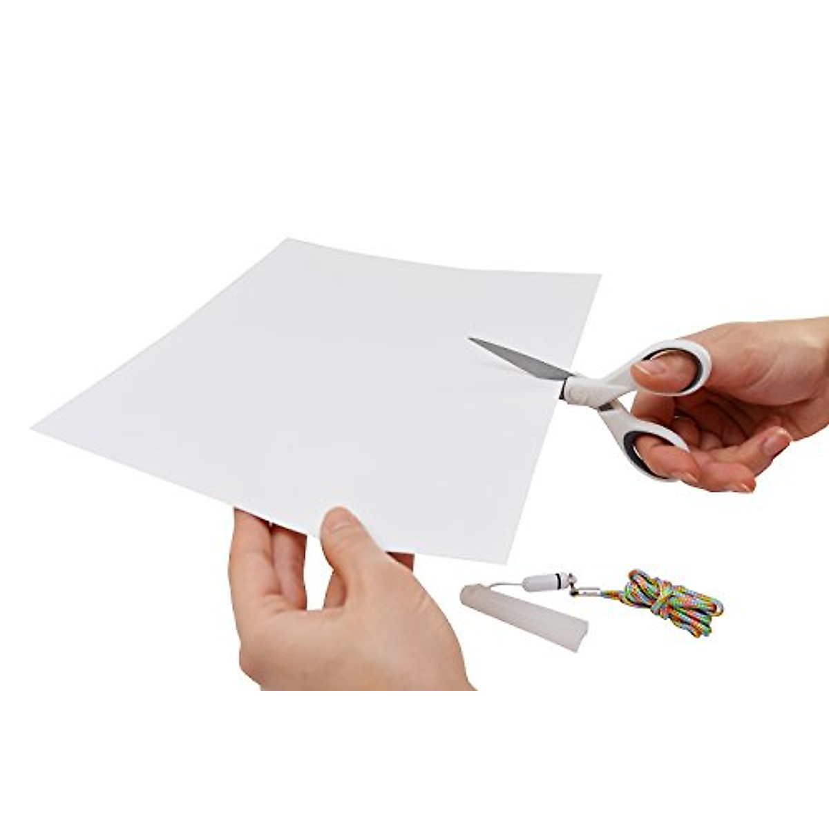 Westcott 8" Bent and 5" Straight Titanium Bonded Craft Scissors, Combo Pack (16378)