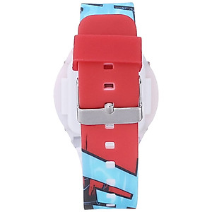 Accutime Marvel Spider-Man Kids' SPD4492 Digital Display Quartz Red Watch