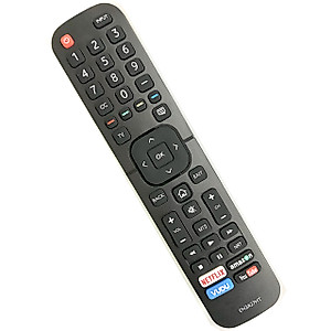 Universal for Hisense-Smart-TV-Remote, EN2A27HT Remote Compatible with All Hisense 4K LED HD UHD Smart TVsl with Netflix, YouTube, VUDU Buttons