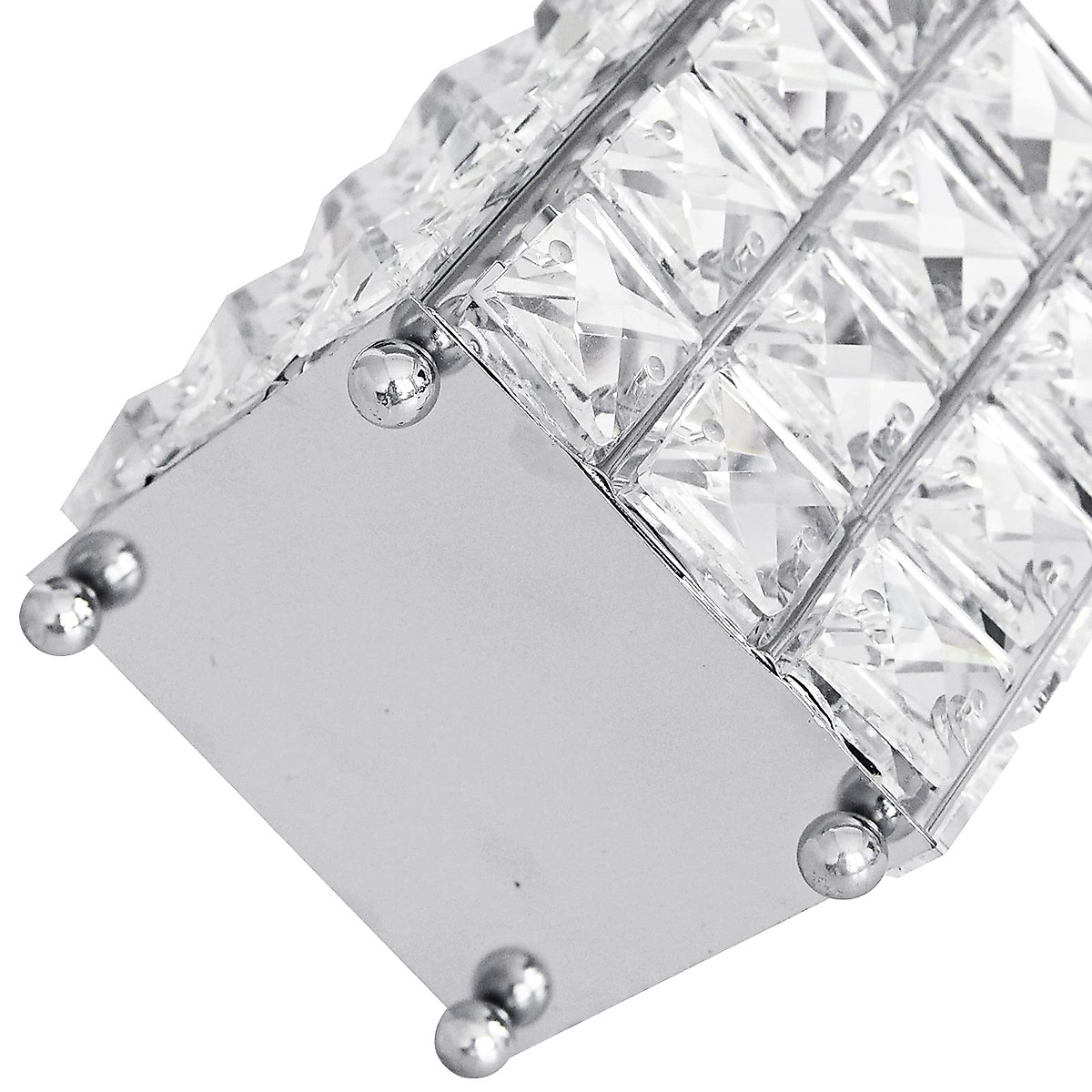 Miaowater Makeup Brush Holder Organizer Cosmetic Brushes Storage Eyeliners Eyebrow Pencil Container Cup (Silver Square)