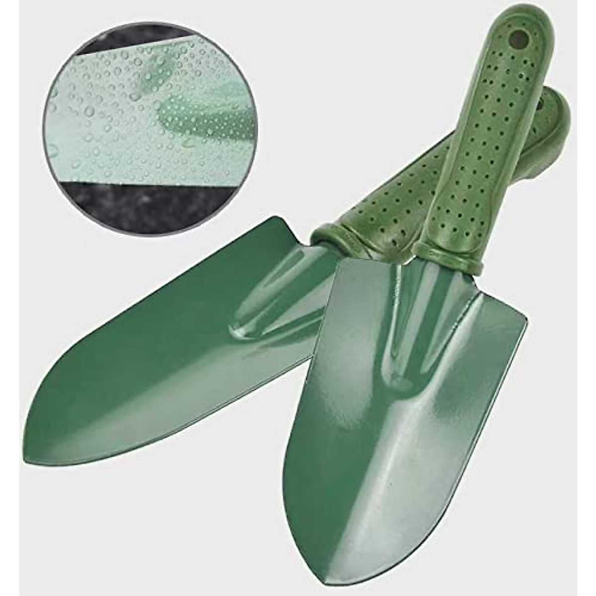 Ansellf Gardening Plant Shovel Pot 3 Pieces Small Gardening Tools Seed Handheld Shovel Rake Spade