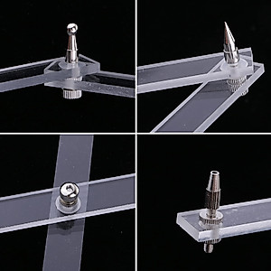 DYNWAVE Clear Pantograph Artist Drawing Tool Folding Reducer 10 Times Scale