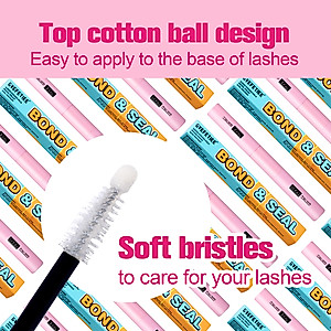 Lash Glue Bond and Seal Individual Lashes Glue Cluster Lash Glue for Lash Extension Super Long-lasting Strong Hold DIY Eyelash Extensions Glue