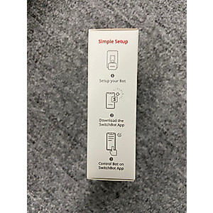 SwitchBot Smart Switch Button Pusher - No Wiring, Bluetooth App or Timer Control, Add SwitchBot Hub Mini to Make it Compatible with Alexa, Google Home, IFTTT (white)