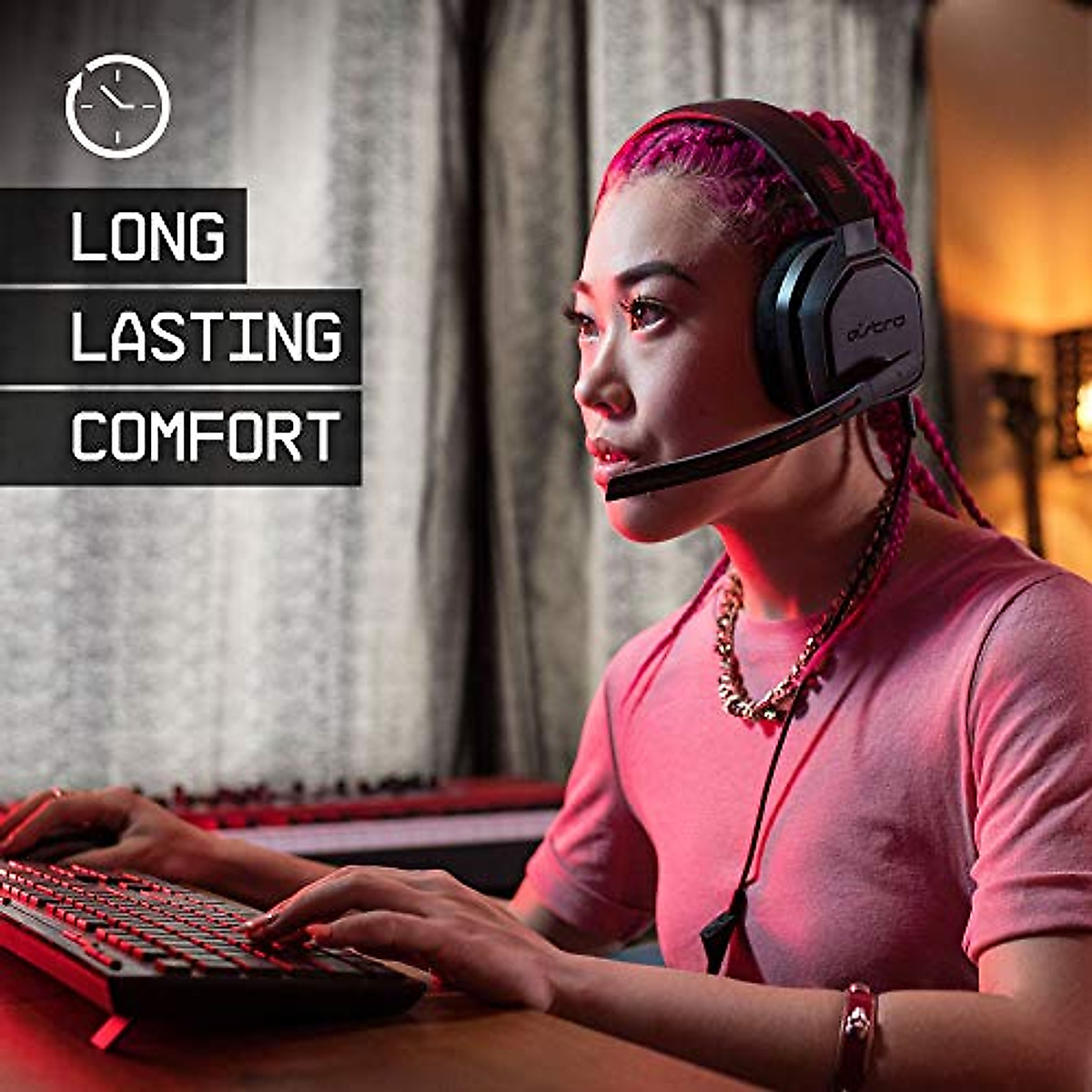 ASTRO Gaming A10 Wired Gaming Headset, Lightweight and Damage Resistant, ASTRO Audio, 3.5 mm Jack, for Xbox Series X|S, Xbox One, PS5, PS4, Nintendo Switch, PC, Mac- Black