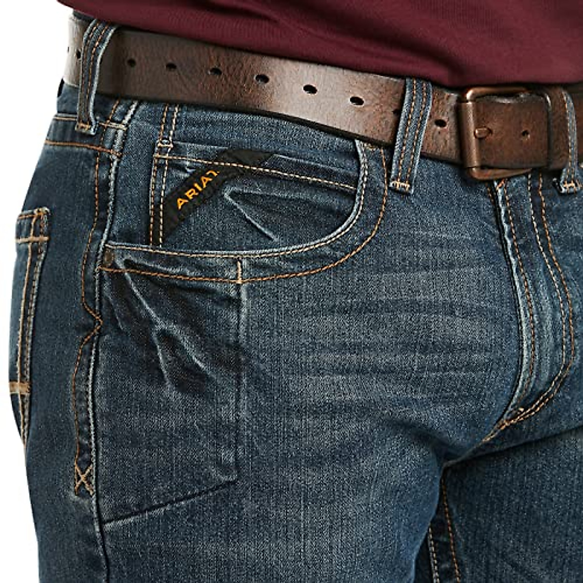 Ariat Male Rebar M5 Straight DuraStretch Edge Straight Leg Jean Ironside 32W x 30L