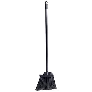 Winco Lobby Broom with Flagged Bristle and 30" Handle