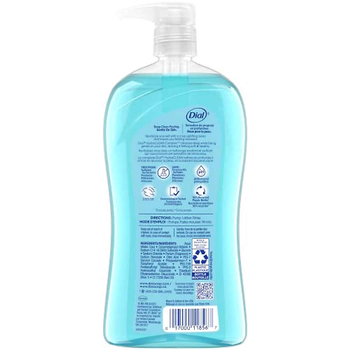 Dial Body Wash, Refresh & Renew Spring Water, 32 fl oz