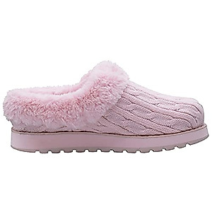 Skechers BOBS from Women's Keepsakes Ice Angel Slipper, Light Pink, 9 M US