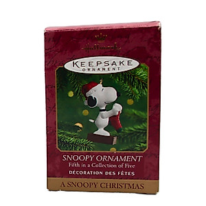 Hallmark Snoopy Ornament Fifth in a Collection of Five