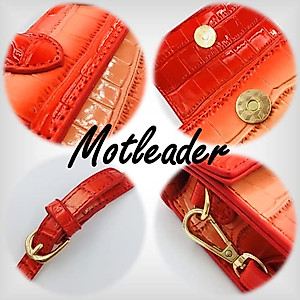 Motleader Super mini cute purses for women, Small crossbody clutch bags, Tiny change purses with crocodile pattern…