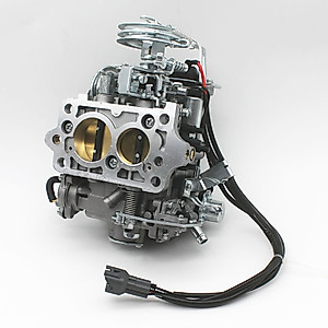 KIPA Carburetor for 22R 2.4L 3.0L Engine 1981 Corona 1981-1984 Celica 1981-1995 PickUp 1984 4Runner 1981-1988 Hilux Replace OEM part number 21100-35520 2110035520 Electric choke