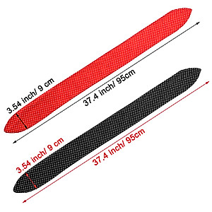 2 Pieces Polka Dot Headband Bandana Headband 50s Costume Hair Accessories Bows Wide Headwrap for Women and Girls (Red, Black,Small Dots)