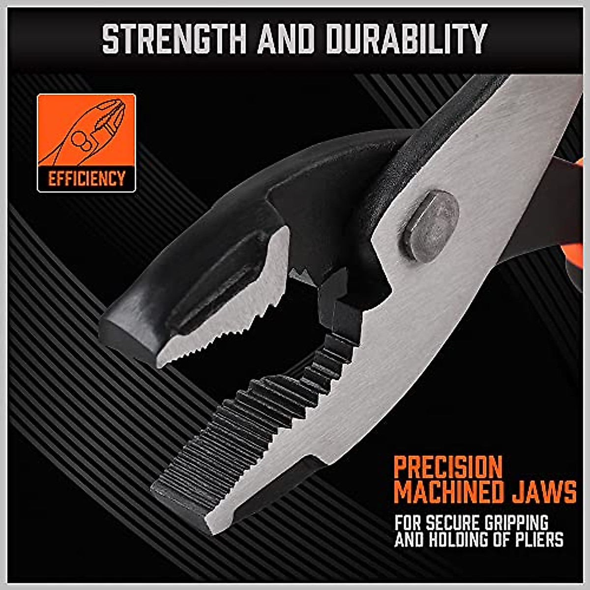 HORUSDY 8-Inch Slip Joint Pliers