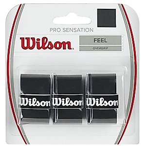 WILSON Sensation Pro Tennis Racquet Over Grip, Black