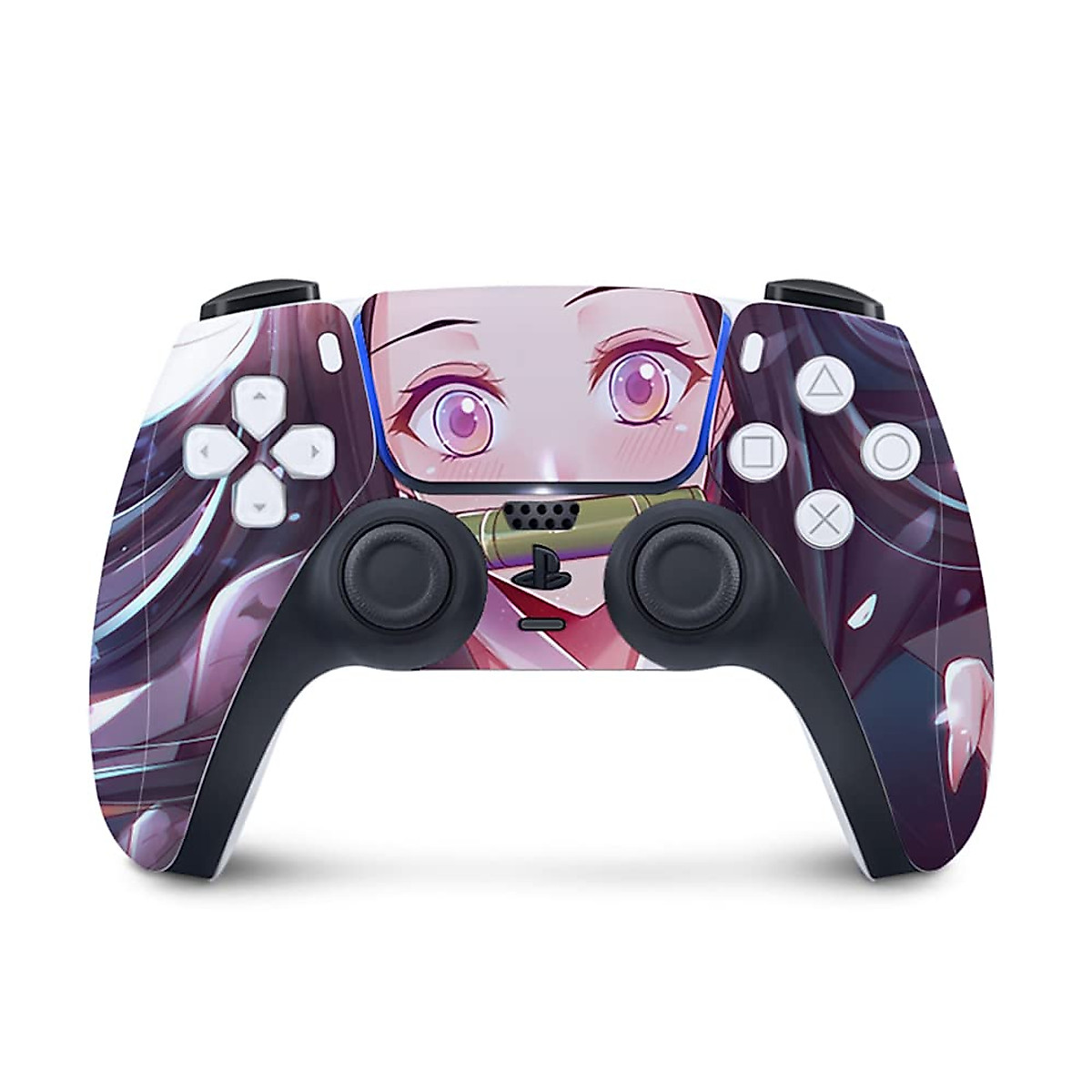 Protective & Decorative Cover Sticker for PS5, Anime Decal Skin for PS5 Console and Controllers Sticker, Durable, Scratch Resistant, Bubble-Free, Compatible with Playstation 5(Style A-Disk Edition)