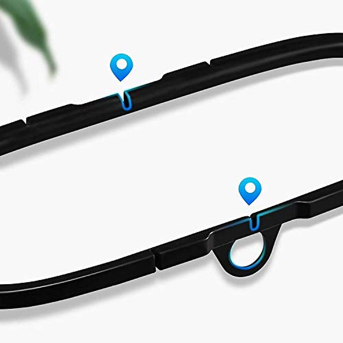 CXDTBH Automatic Trash Can Household Narrow Trash Can with Lid Plastic Toilet Smart Trash Can Bedroom Electric Trash Can (Color : E, Size : 2 Set Meal)