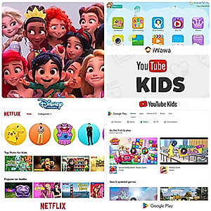 WeTap Kids Tablet Android Tablets丨Android 11 Tablet for Kids 2+32 GB Toddler Tablet 1024x600 IPS Touch Screen Dual Camera WiFi 5.0 Parental Control with Kid-Proof Case (Pink)…