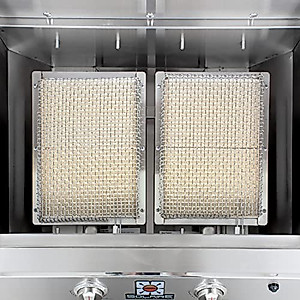 Solaire 27 Inch Deluxe All Infrared Natural Gas Grill On Angular Pedestal Base - SOL-IRBQ-27GIRXL-PED-NG