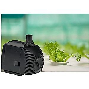 Little Giant PES-380-PW 115-Volt, 380 GPH Magnetic Drive Pump for Fountains and Small Ponds with 15-Ft. Cord, Black, 566718