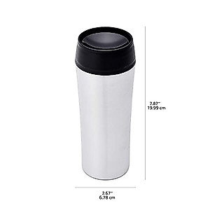 Amazon Basics Stainless Steel Travel Mug | 360ml