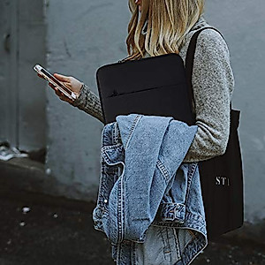 15.6 Inch Laptop Sleeve Chromebook Case for HP Envy x360/Pavilion 15.6, Acer Aspire 5/Nitro, ASUS Vivobook 15, Dell Inspiron 15 3000 5000, Lenovo Ideapad Thinkpad, Black