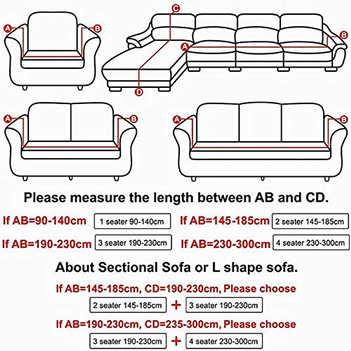 IMYOGI High Stretch Sofa Covers Velvet Sofa Cover Corner Sofa Cover Stylish Soft Durable Furniture Protector Couch Cover for 4 Cushion-4 Seater+4 Seater-Lake Blue