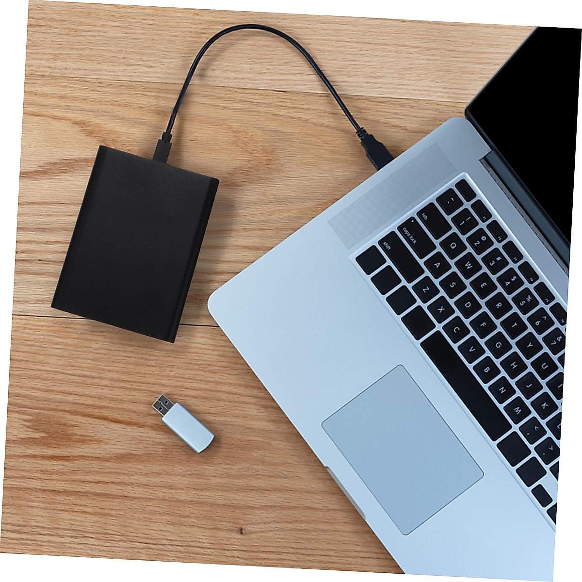 SOLUSTRE 250GB Mechanical Hard Disk External Portable Hard Drive USB 2.5in Metal Durable HDD for Desktop