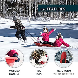Lifetime Premium Snow Sled, 48", 2 Pack