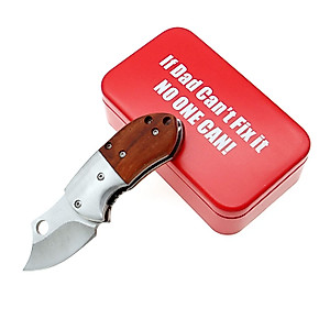 BYKCO Gifts for Men, If Dad Cant Fix it On One Can, Christmas Birthday Gift, Dad Gifts Who Have Everything, Gifts for Dad from Daughter Son Kids Stocking Stuffers RED