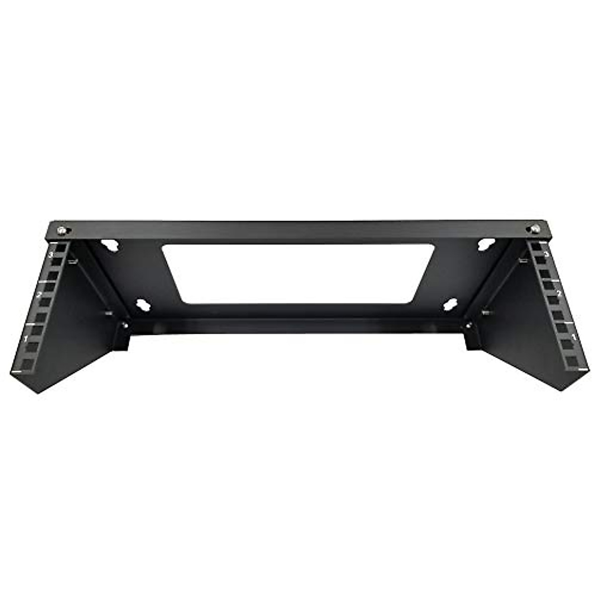KENUCO 19 Inch Steel Vertical Rack and Wall Mountable Server Rack Mount (Black-3U)