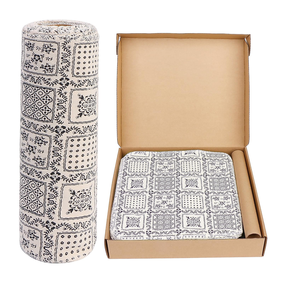 UNIMEIX 24 Pack 11.8 Inch Reusable Paper Towels Washable Roll Zero Waste Reusable Napkins Eco Friendly Paperless Towels for Kichen