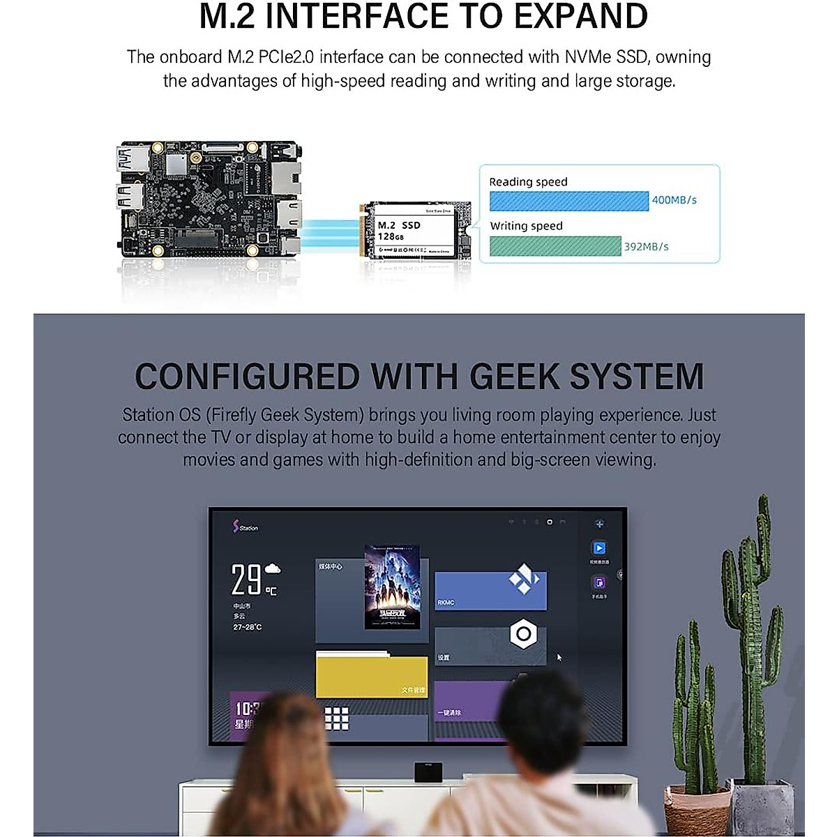 Firefly ROC-RK3566-PC Rockchip RK3566 4GB RAM Single Board Computer Support Caffe/TensorFlow and Geek System