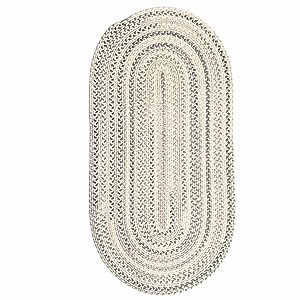 Capel American Heritage Shadow 3' 0" X 5' 0" Oval Braided Rug