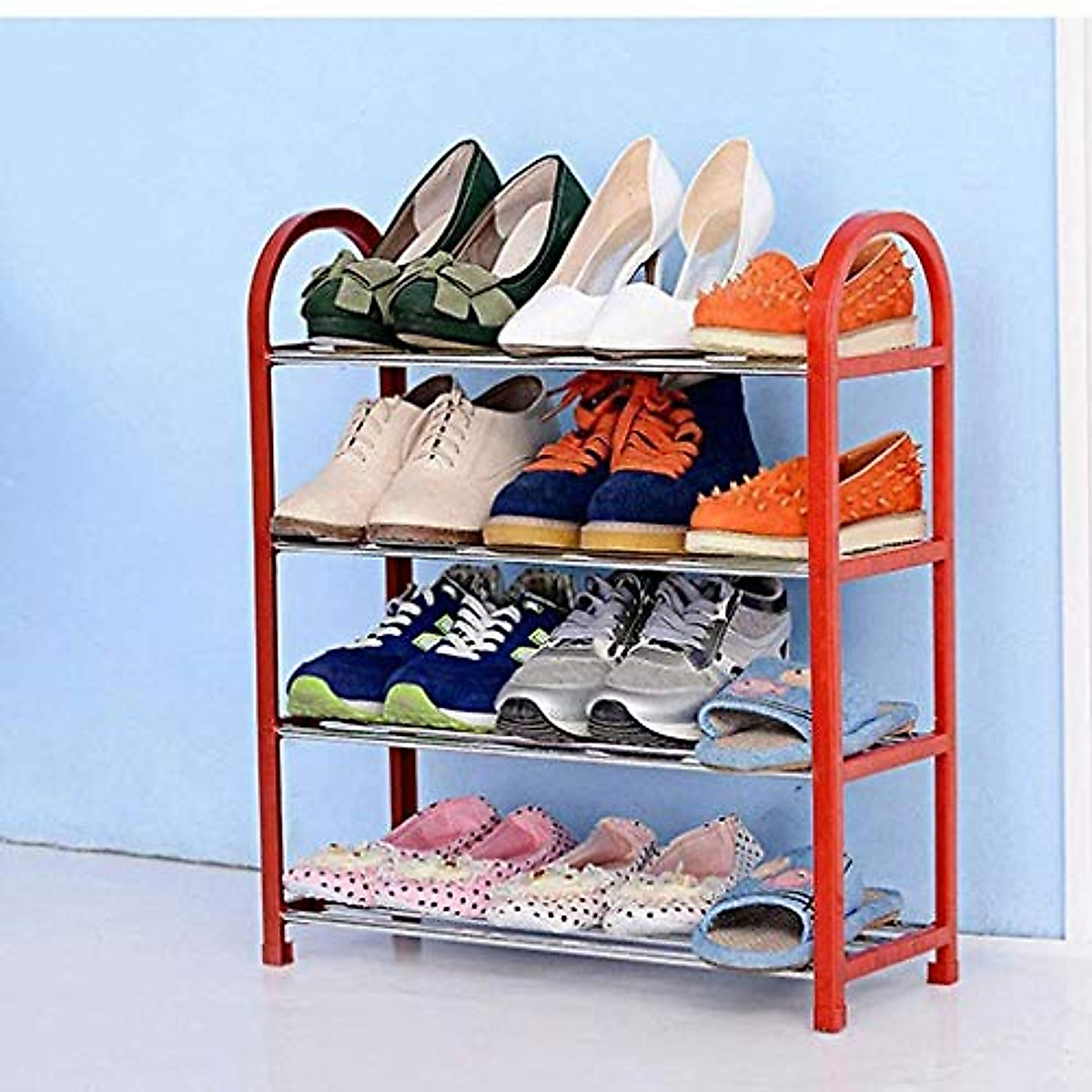 DINGZZ Assemble Simple Dormitory Shoe Racks, Dormitory Storage Plastic Racks Multi-Layer Homes Save Space