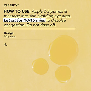 CLEARSTEM - CLEARITY The Blackhead Dissolver Mandelic Acid Serum - Vitamin C, Turmeric, Collagen Boost - All Skin Types - Facial Skin Care Products - Vegan, Gluten Free, Cruelty Free - 1 fl oz / 29ml