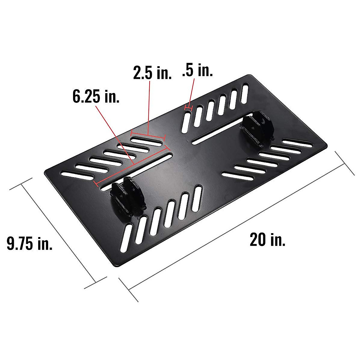M MASSIMO MOTOR Motor Snow Plow - Blade Push Frame for UTV ATV (60 inch)