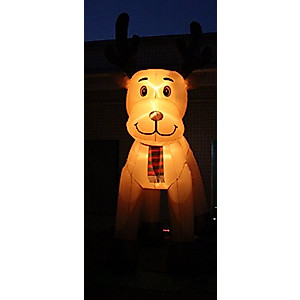 Jumbo 15 Foot Christmas Inflatable Reindeer Decoration
