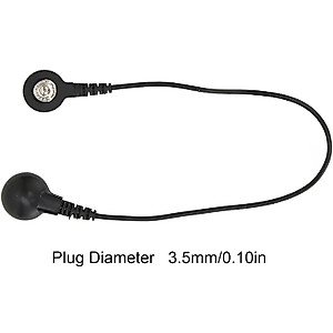 3.5mm Tens leadss Wires, Tens leadss Electrode Wires Tens Replacement Electrode Wires Leads Tens Cables Standard Connection Snap Cable for Digital Device for Electrode Leads Massager Machine