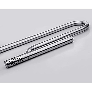 JARDLI Metal Lily Pipe Surface Skimmer Steel Stainless Inflow Outflow for Aquarium Planted Tank (13mm for 12/16mm (1/2'') Tube)