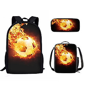 Poceacles Cute Sloth Print Children School Backpack Set with Lunch Box and Pencil Case, Girls Bookbag Casual Daypack, 3PCS School Supplies