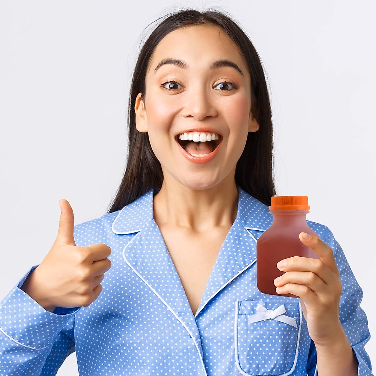 [30 PACK] Empty Plastic Juice Bottles with Tamper Evident Caps 8 OZ - Smoothie Bottles - Ideal for Juices, Milk, Smoothies, Picnic's and even Meal Prep by EcoQuality Juice Containers