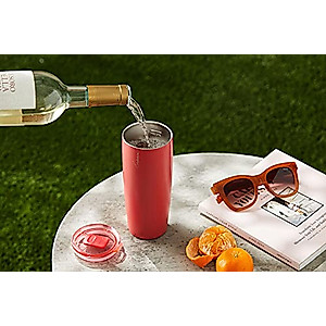 Rabbit Double Wall Stainless Steel Tumbler, 1 Count (Pack of 1), Coral